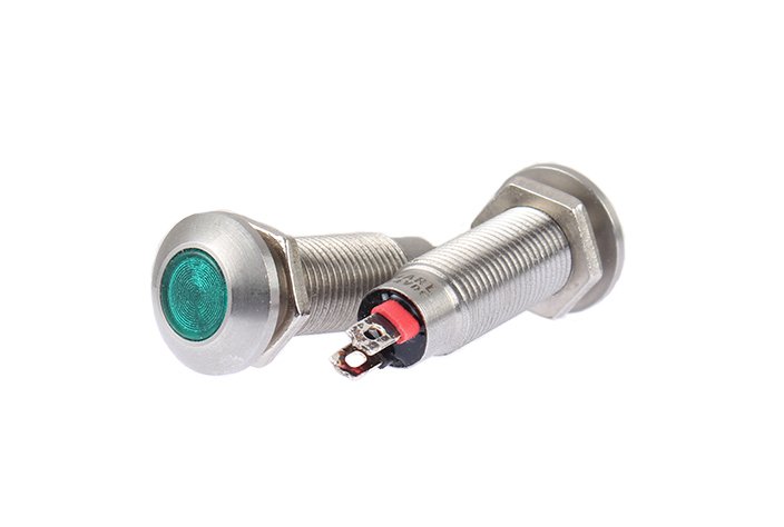 LED Panel Mount Indicator Weatherproof 24 VDC 8.1 mm 20 mA IP67 - 12,06 TL